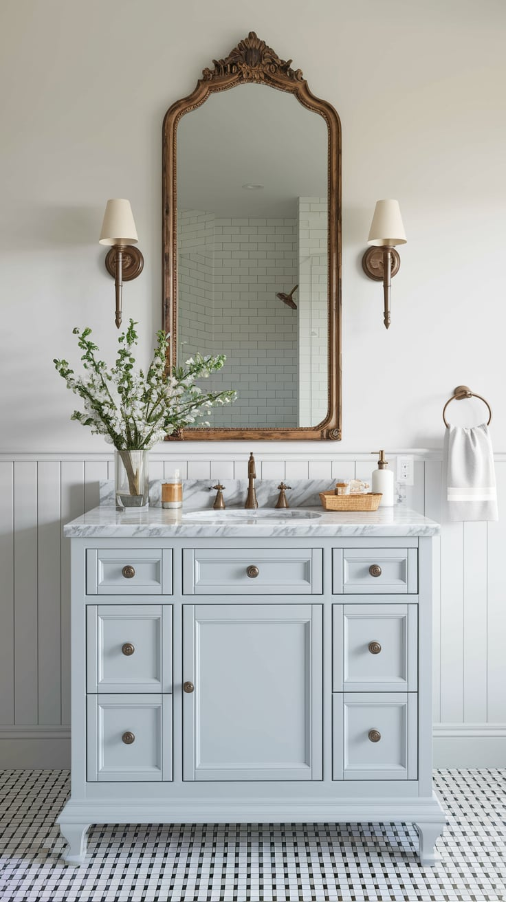 10 Vintage Bathroom Ideas to Transform Your Space - Naturally Balanced Eats