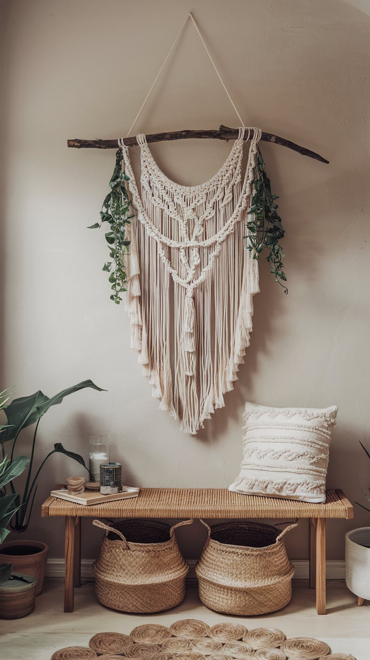 12 Boho Entryway Ideas to Instantly Warm Up Your Home - Naturally ...