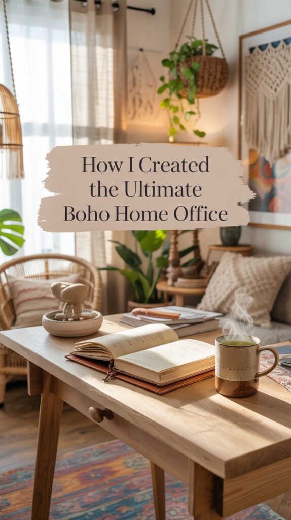 How I Created the Ultimate Boho Home Office That Feels Like a Sanctuary ...