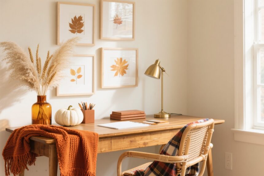 8 Fall Office Decorations Desks That Spark Cozy, Productive Vibes ...