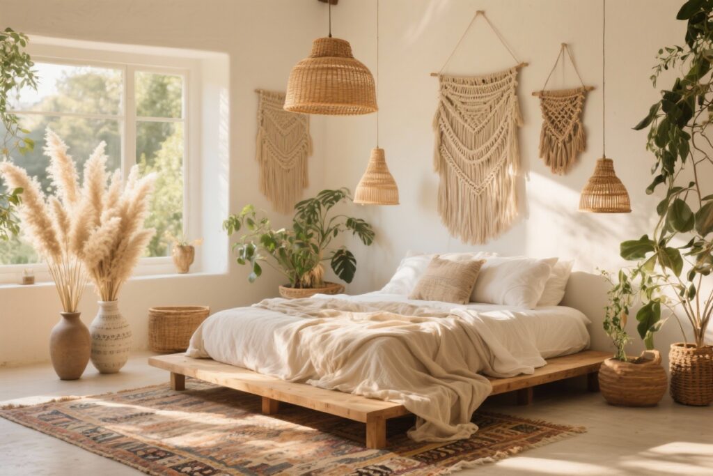 5 Boho Chic Bedroom Ideas That Feel Effortlessly Dreamy - Naturally ...