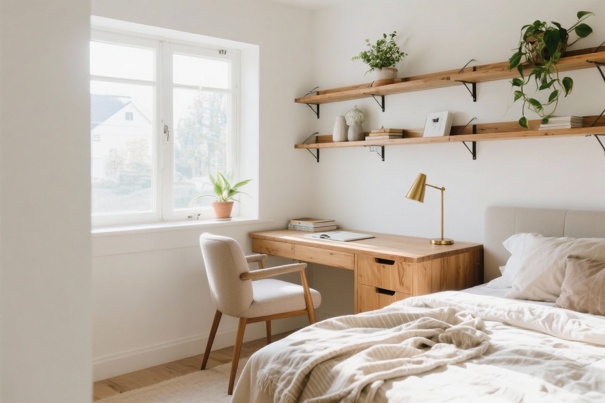 7 Small Bedroom Office Ideas That Feel Stylish, Smart, and so You ...
