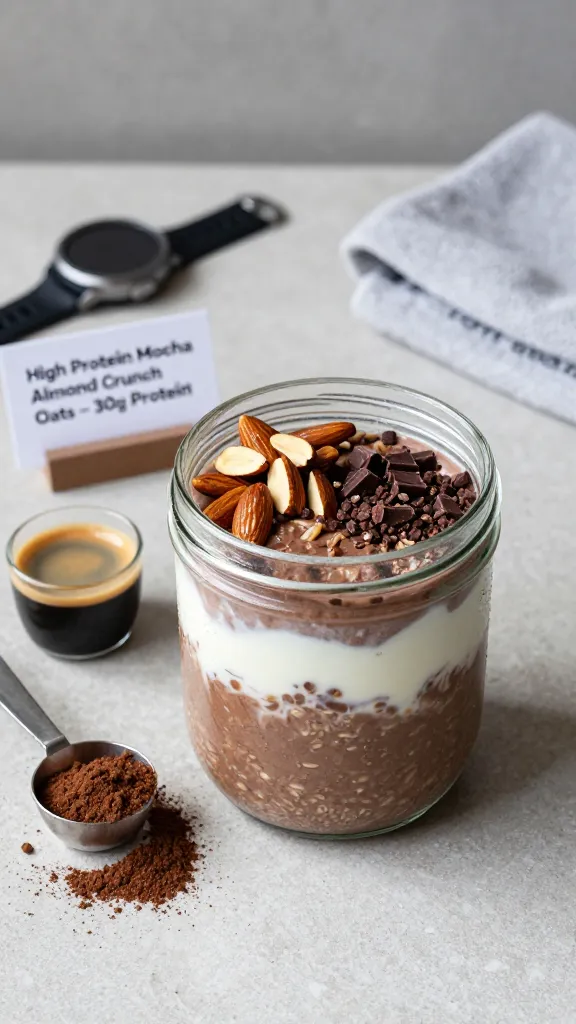 4 High Protein Overnight Oats That Turn Mornings Into Your Power Hour - Naturally Balanced Eats