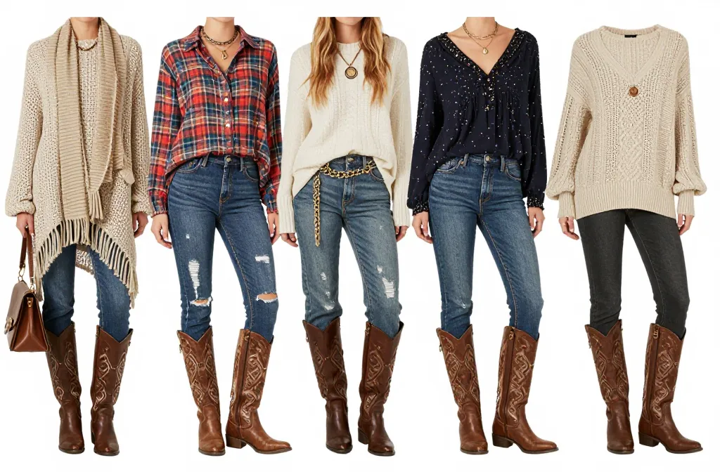 6 Boho Boots Outfit Ideas For Every Season That Bring Instant ...