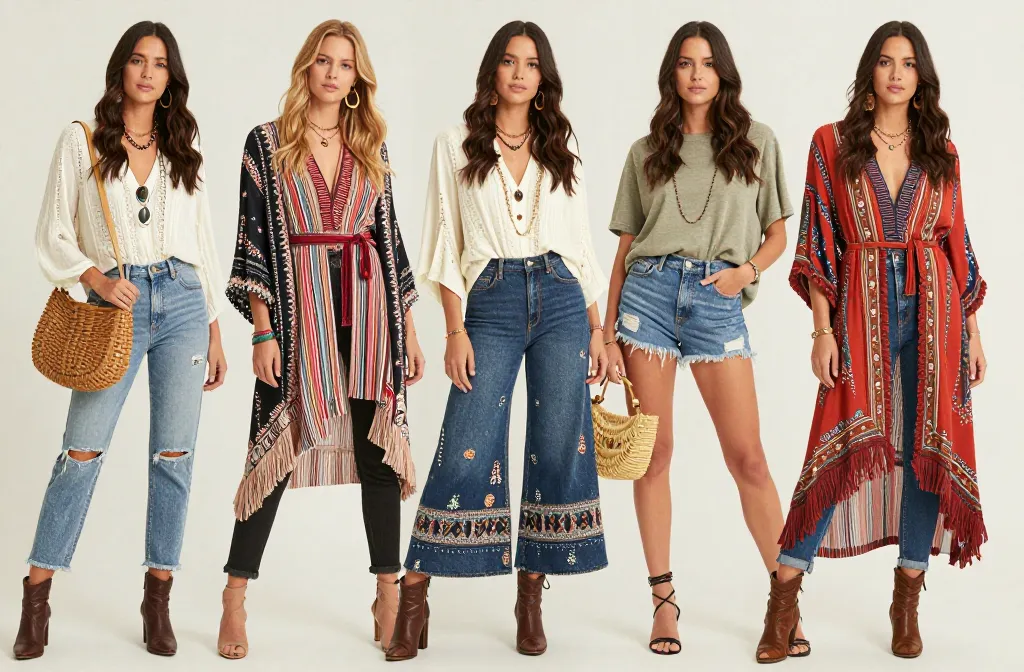5 Boho Chic Aesthetic Outfit Ideas To Try That Feel Effortless And ...