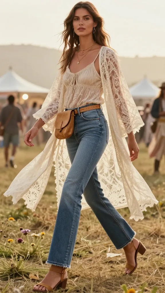 6 Boho Jeans Outfit Ideas You’ll Love That Feel Effortless And Iconic ...